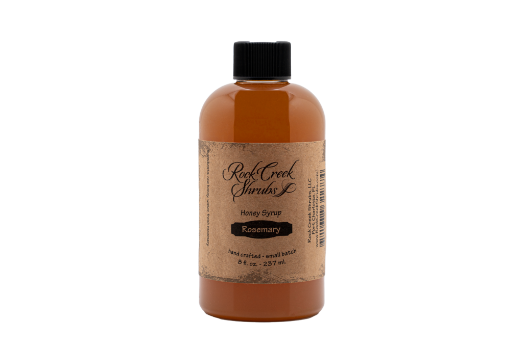 Rosemary Honey Syrup - Rock Creek Shrubs